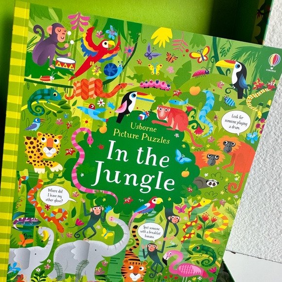 usborne | Toys | Usborne Picture Puzzle In The Jungle Theme Fun ...